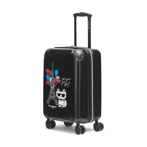 Karl Lagerfeld Up In Paris 21" Carry-on Suitcase