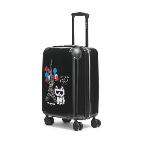 Karl Lagerfeld Up In Paris 21" Carry-on Suitcase