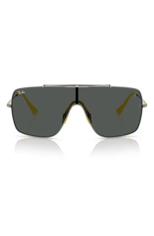 Ray-ban 56mm Shield Sunglasses - Gunmetal