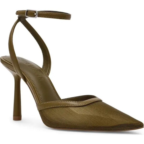 Steve Madden Alliance Pointed Toe Pump - Olive