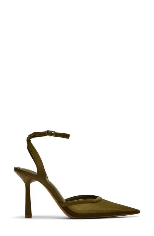 Steve Madden Alliance Pointed Toe Pump - Olive