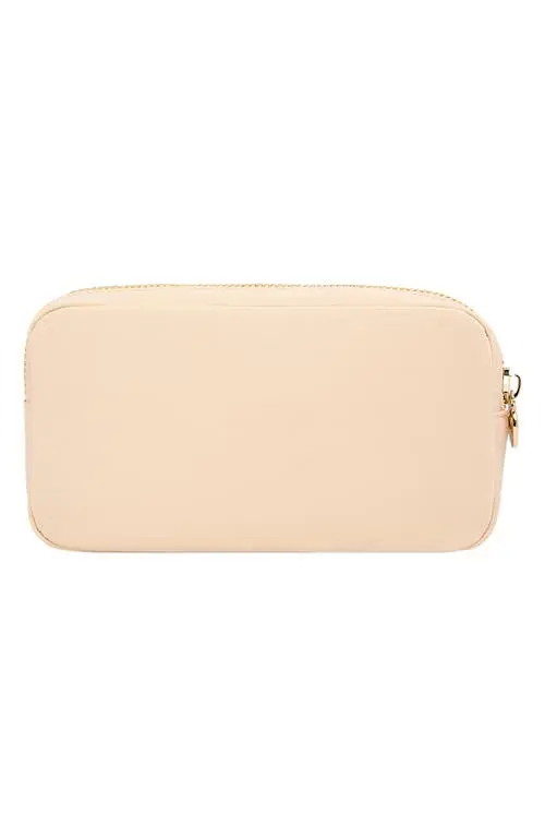 Stoney Clover Lane Embroidered Small Stuff Pouch - Sand
