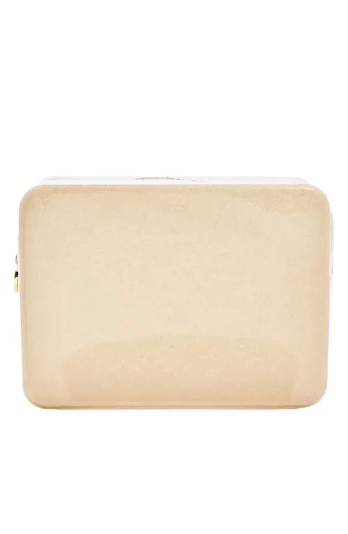 Stoney Clover Lane Large Sparkle Clear Pouch - Sand