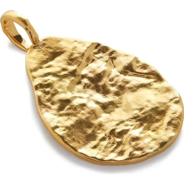 Monica Vinader Capri Teardrop Pendant Charm - 18k Gold Vermeil