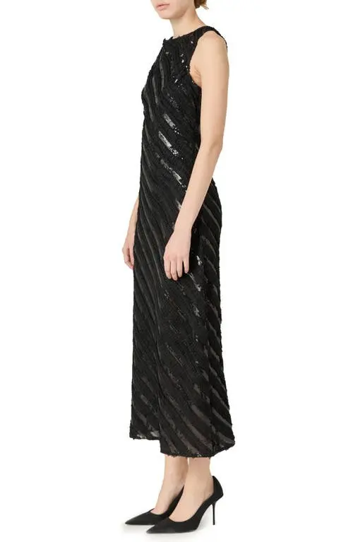 Endless Rose Sequin Stripe Maxi Dress