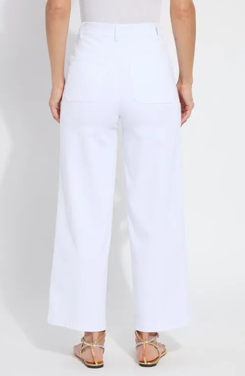 Lyssé Mallory Sailor Wide Leg Pants - White