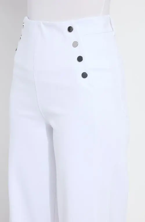 Lyssé Mallory Sailor Wide Leg Pants - White
