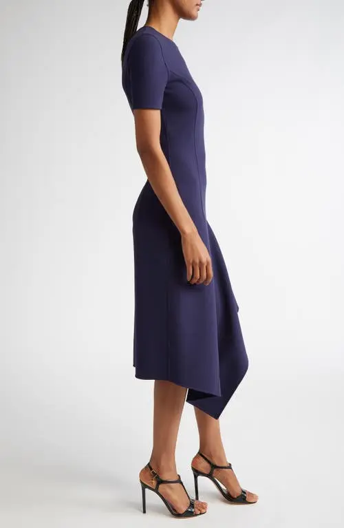 Michael Kors Handkerchief Hem Stretch Wool Dress
