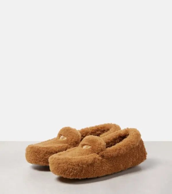 Prada Shearling Loafers