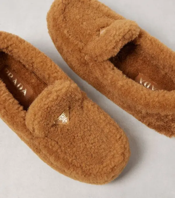 Prada Shearling Loafers