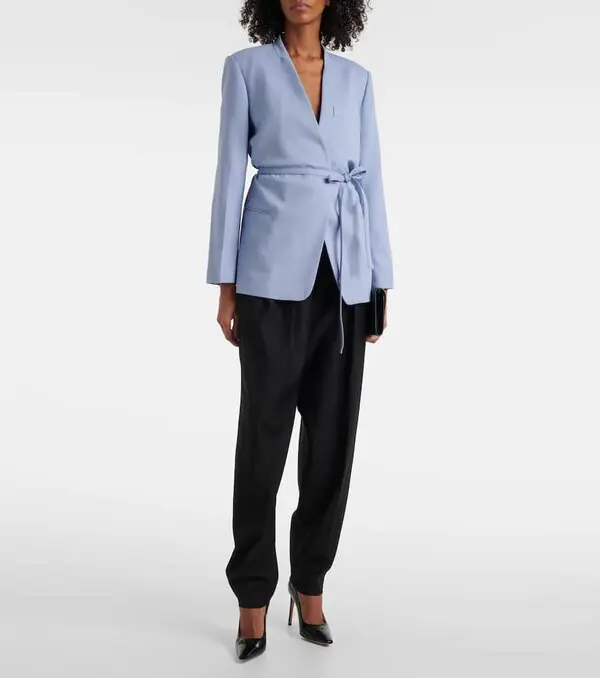 JOSEPH Victor Wool Crepe Jacket
