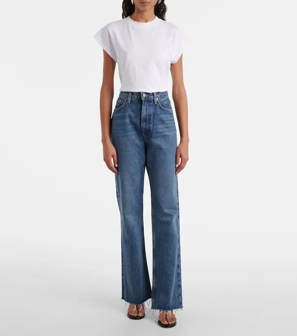 AGOLDE Leena Mid-rise Straight Jeans