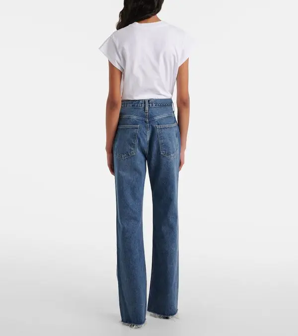 AGOLDE Leena Mid-rise Straight Jeans