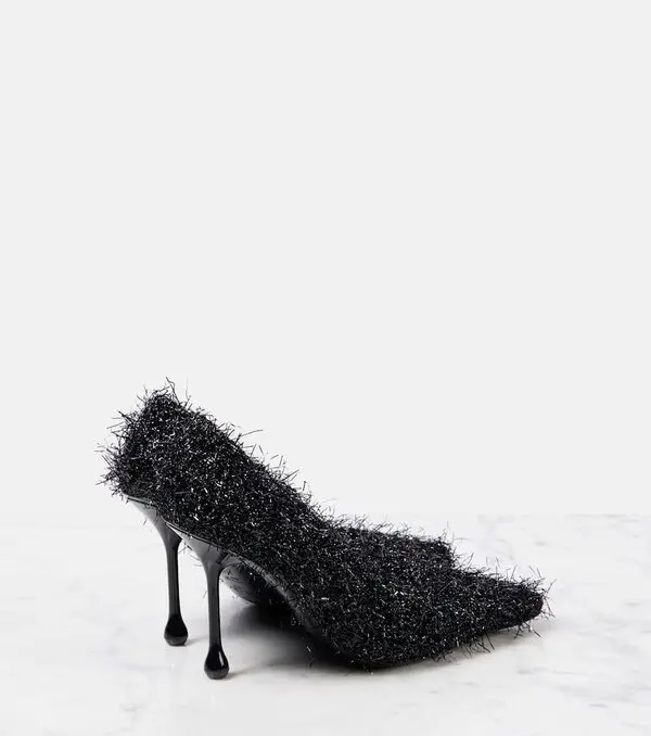 JIMMY CHOO Ixia 95 Tinsel Pumps