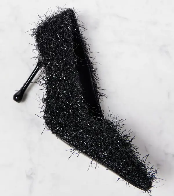 JIMMY CHOO Ixia 95 Tinsel Pumps