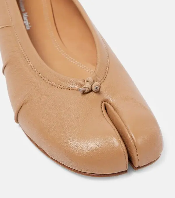 MAISON MARGIELA Tabi Leather Ballet Flats
