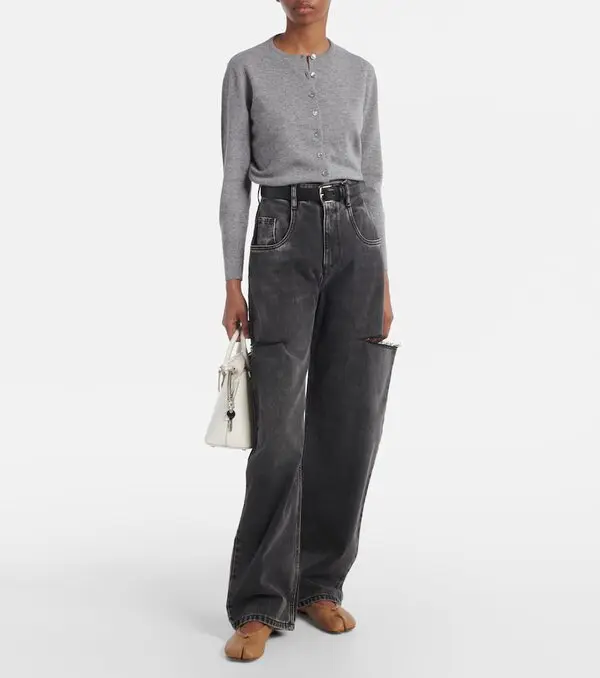 MAISON MARGIELA Tabi Leather Ballet Flats