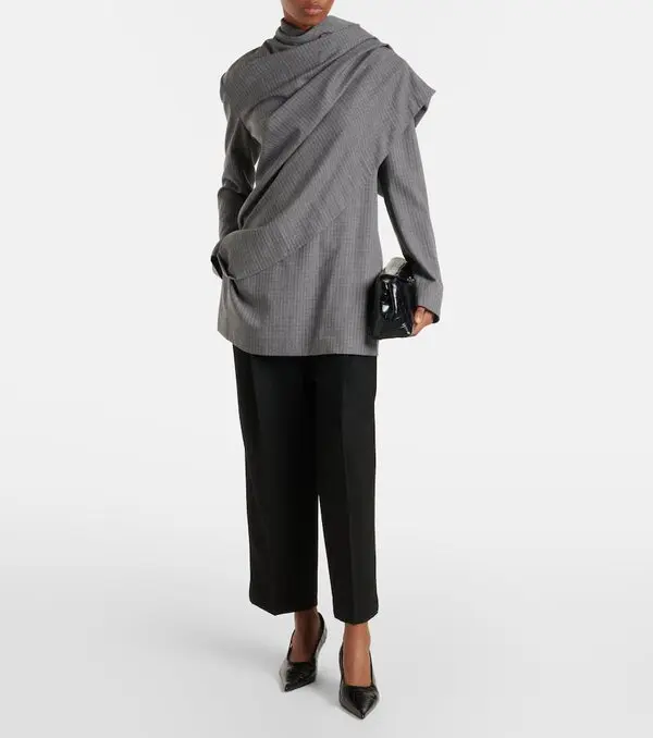 Tove Ren Wool Draped Jacket