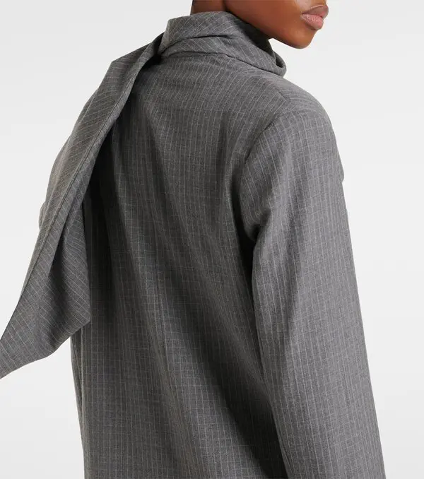 Tove Ren Wool Draped Jacket