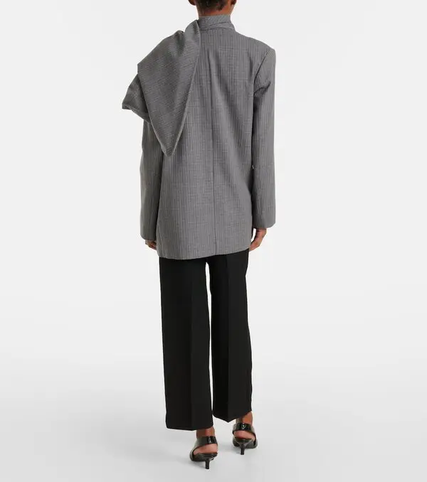 Tove Ren Wool Draped Jacket