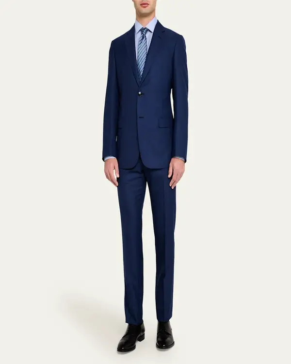 Giorgio Armani Micro-houndstooth 210g Suit
