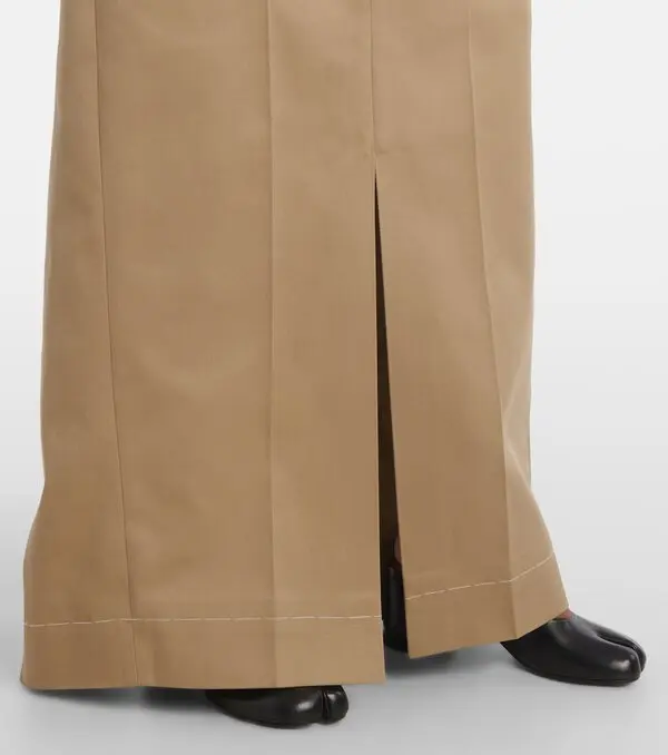 MAISON MARGIELA Trompe L'œil Maxi Skirt - Beige