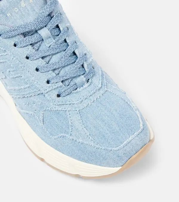 Hogan Hi-fi Denim Sneakers