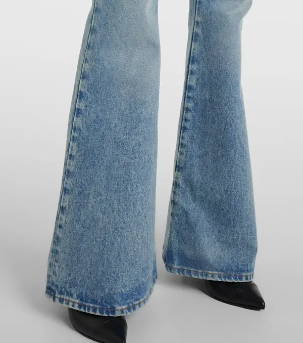 Balmain High-waisted Flared Jeans