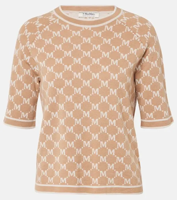 Max Mara Portici Wool And Cashmere Sweater - Beige