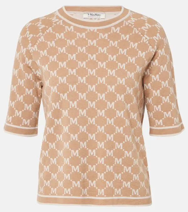 Max Mara Portici Wool And Cashmere Sweater - Beige