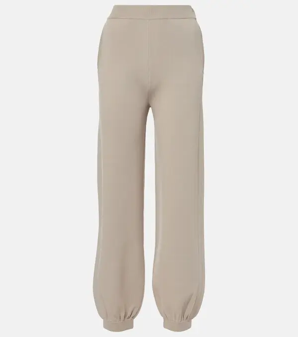 Max Mara Tirreno Crêpe Wide-leg Pants - Pink