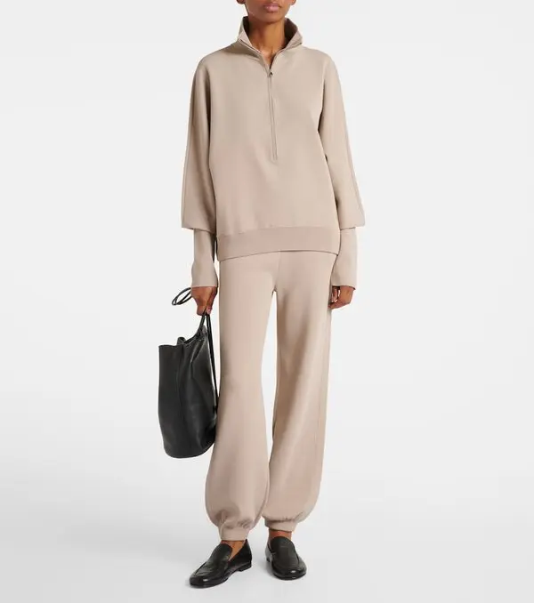 Max Mara Tirreno Crêpe Wide-leg Pants - Pink