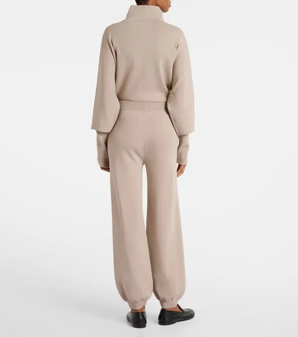 Max Mara Tirreno Crêpe Wide-leg Pants - Pink
