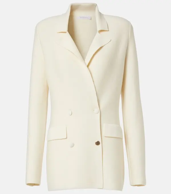 Gabriela Hearst Bowen Wool Blazer - White