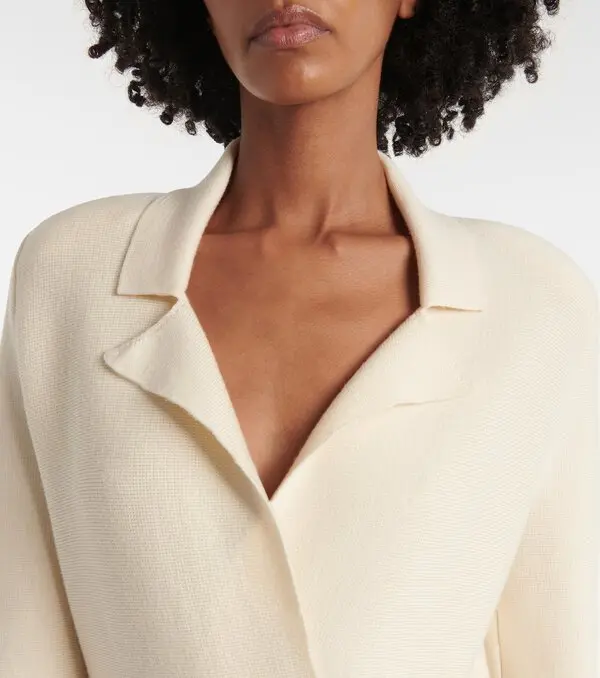 Gabriela Hearst Bowen Wool Blazer - White