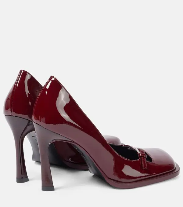 Attico Mia 95 Patent Leather Pumps