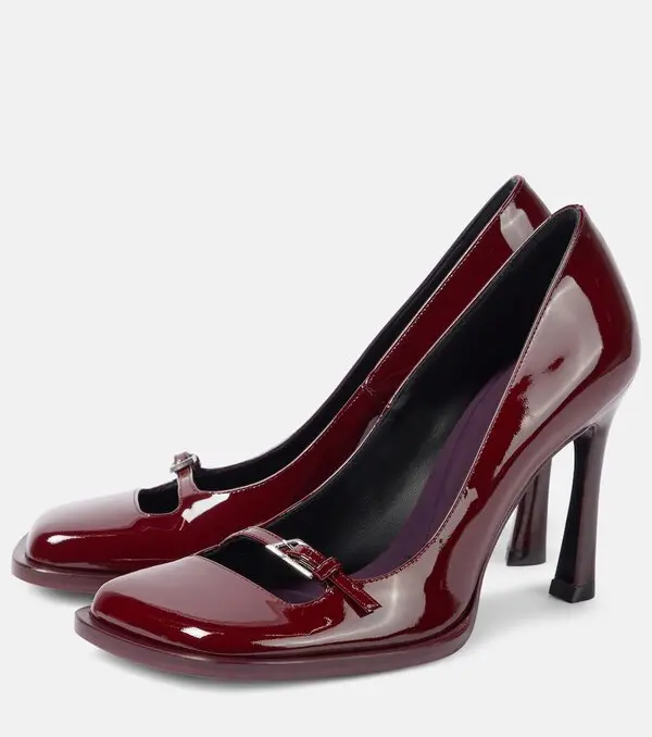 Attico Mia 95 Patent Leather Pumps