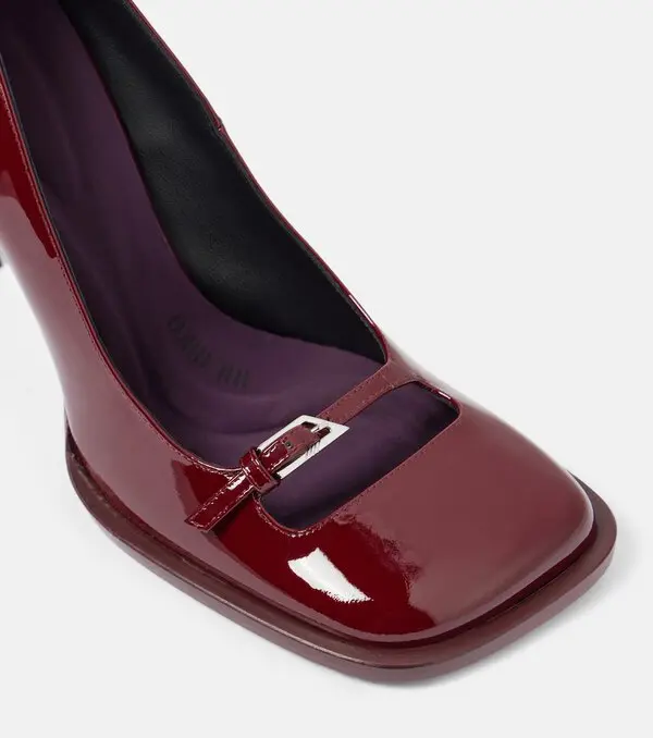 Attico Mia 95 Patent Leather Pumps
