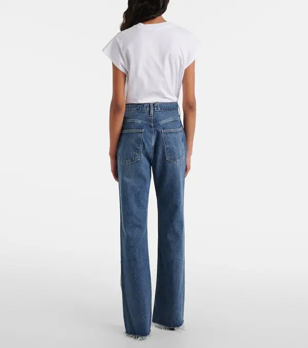 AGOLDE Leena Mid-rise Straight Jeans