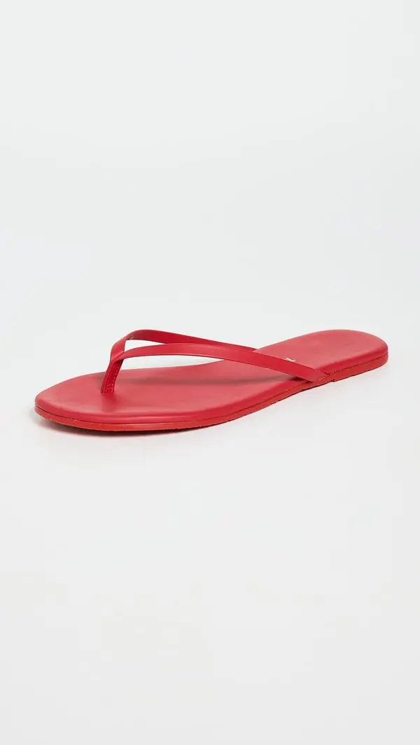 Tkees Solids Flip Flops - Red
