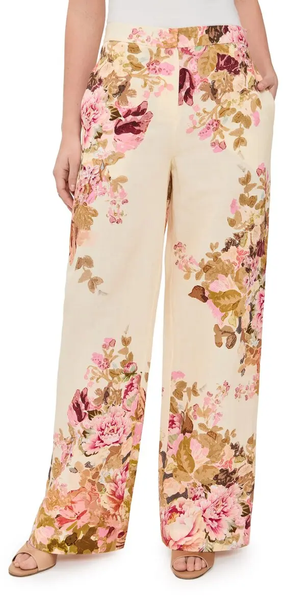 Hemant & Nandita Flared Floral Pants