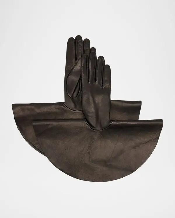 PAULA ROWAN Danielle 5 Leather Gloves - Black