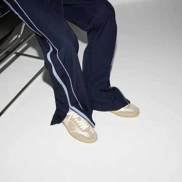 Gucci S G75 Leather Sneakers - Neutral