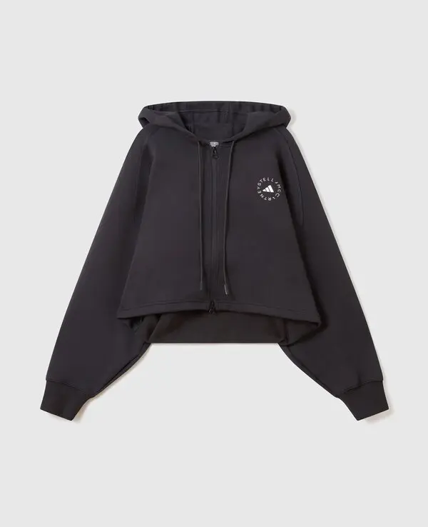 Stella McCartney Cropped Zipper Hoodie