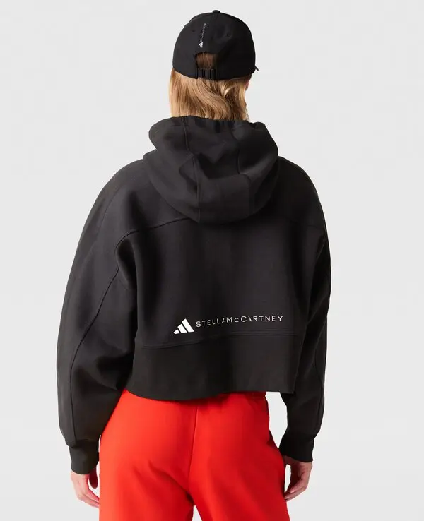 Stella McCartney Cropped Zipper Hoodie