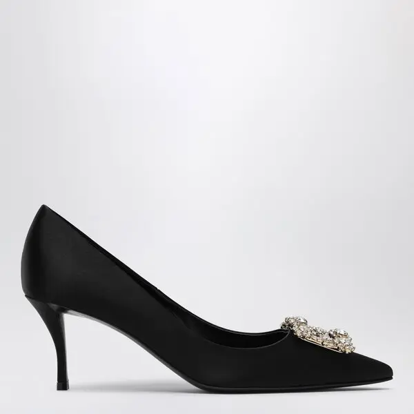 ROGER VIVIER Satin Décolletés - Black