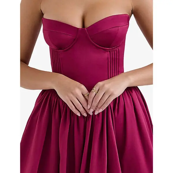 princess polly baby blue dress The Burgundy Edit – AX Paris main image 0