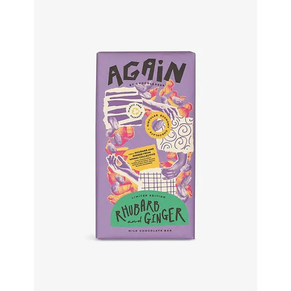 CHOCOLARDER Again Rhubarb And Ginger Milk Chocolate Bar 70g - One-color