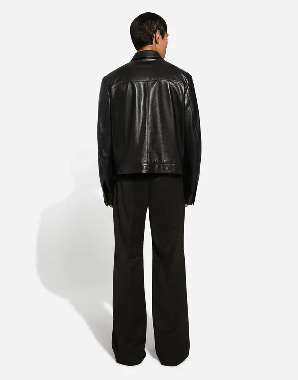 Dolce & Gabbana Lambskin Bomber Jacket