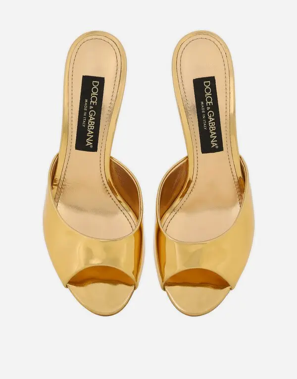 Dolce & Gabbana Sandalo Mules - Gold